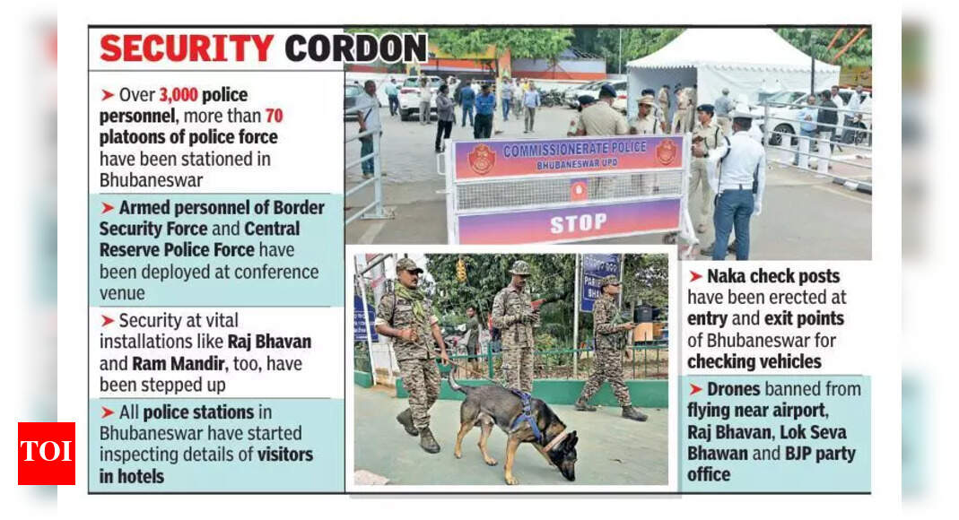 Fortified Security Measures for PM Modi's Visit Amid Khalistani Threat ...