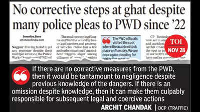 DCP Chandak Issues Ultimatum to PWD Over Accident Prevention Measures ...