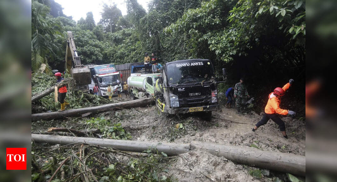 Landslide triggered by rain in Indonesia's Sumatra island kills 9 ...