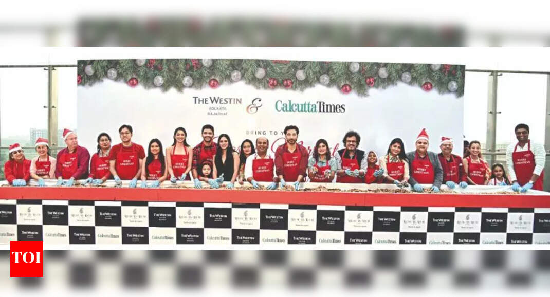 Delish mix of cakes and adda : The merriest cake mixing in town ...