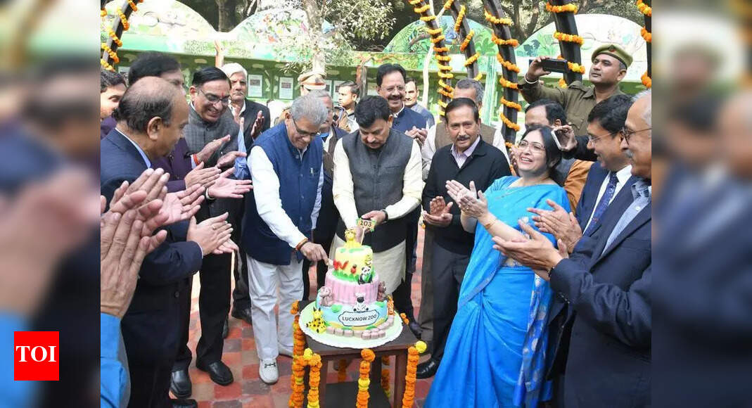 New 3-Storey Waterfall Unveiled at Lucknow Zoo on Foundation Day ...