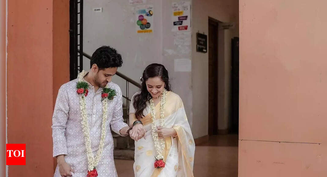 Malayalam singer Anju Joseph ties the knot with Aditya Parameswaran in ...