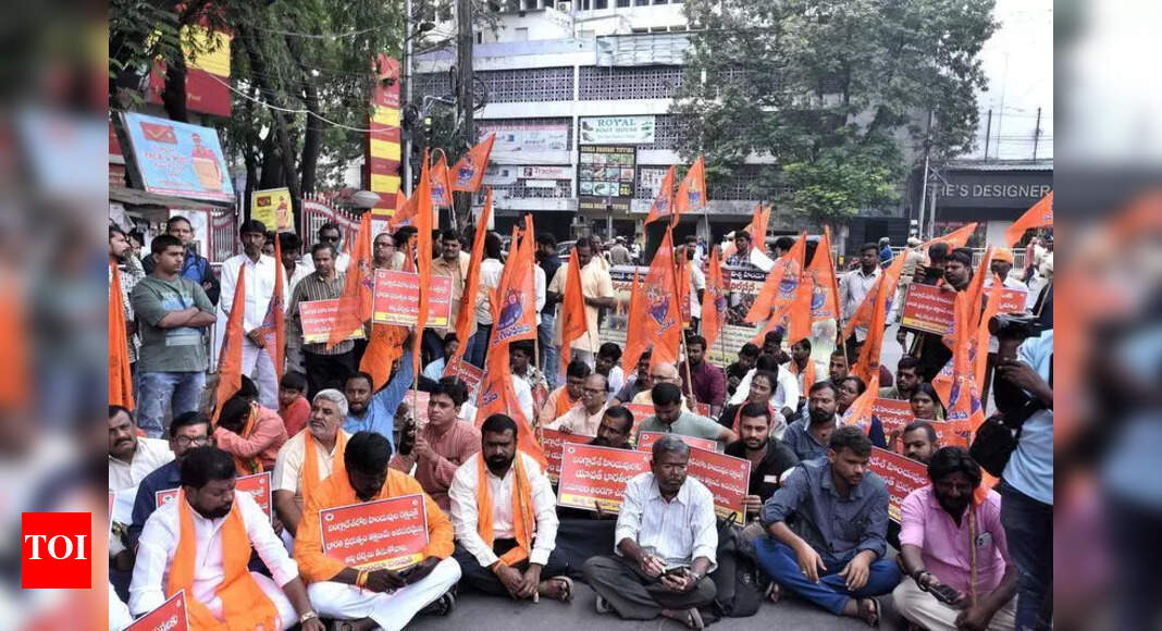 Protests Erupt in Hyderabad Against Arrest of ISKCON Priest in ...