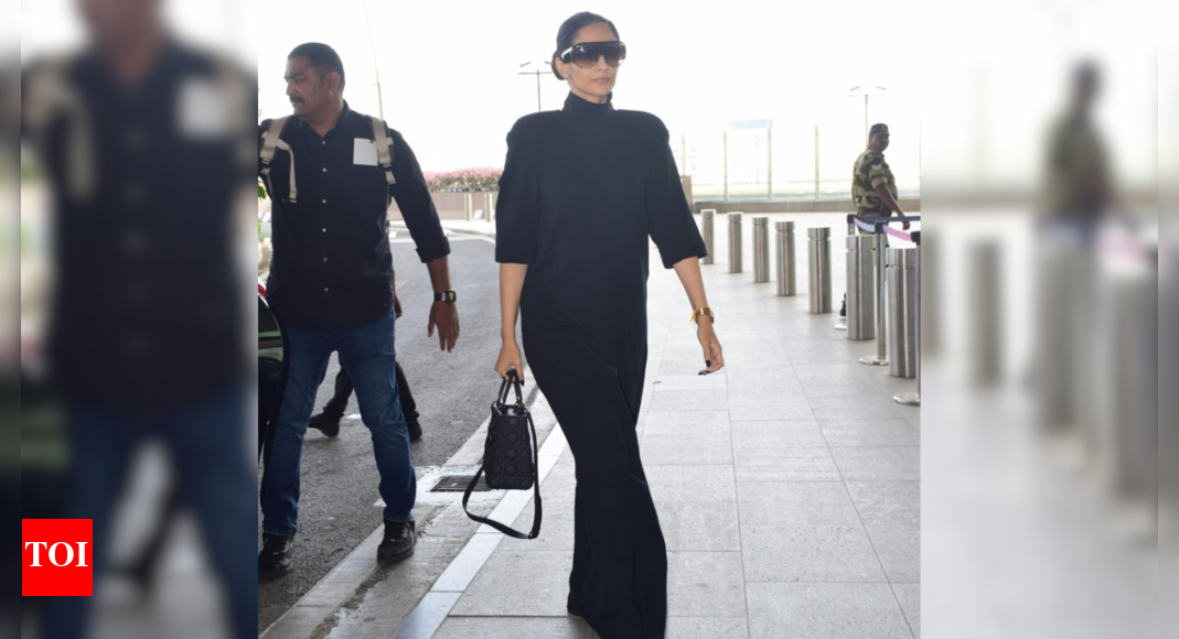 Sonam Kapoor’s Dior airport look is the perfect example of demure ...