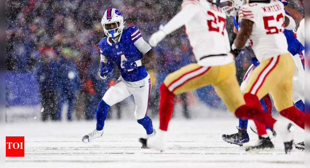 Bills’ James Cook spectacular 65-yard touchdown in the snow earns him ...