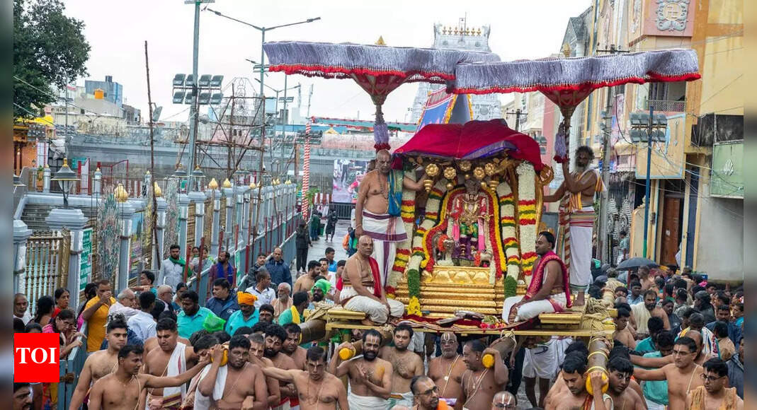 Sri Vaishnavites from Srirangam continue legacy of carrying divine on ...