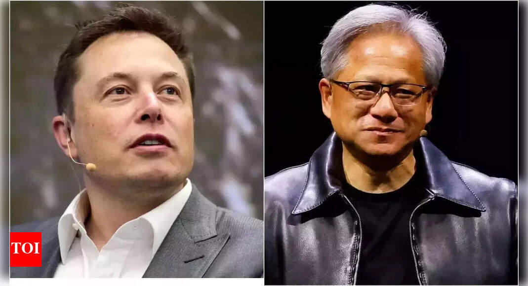 Elon Musk says he is a ‘huge fan’ of Nvidia CEO Jensen Huang - Times of India