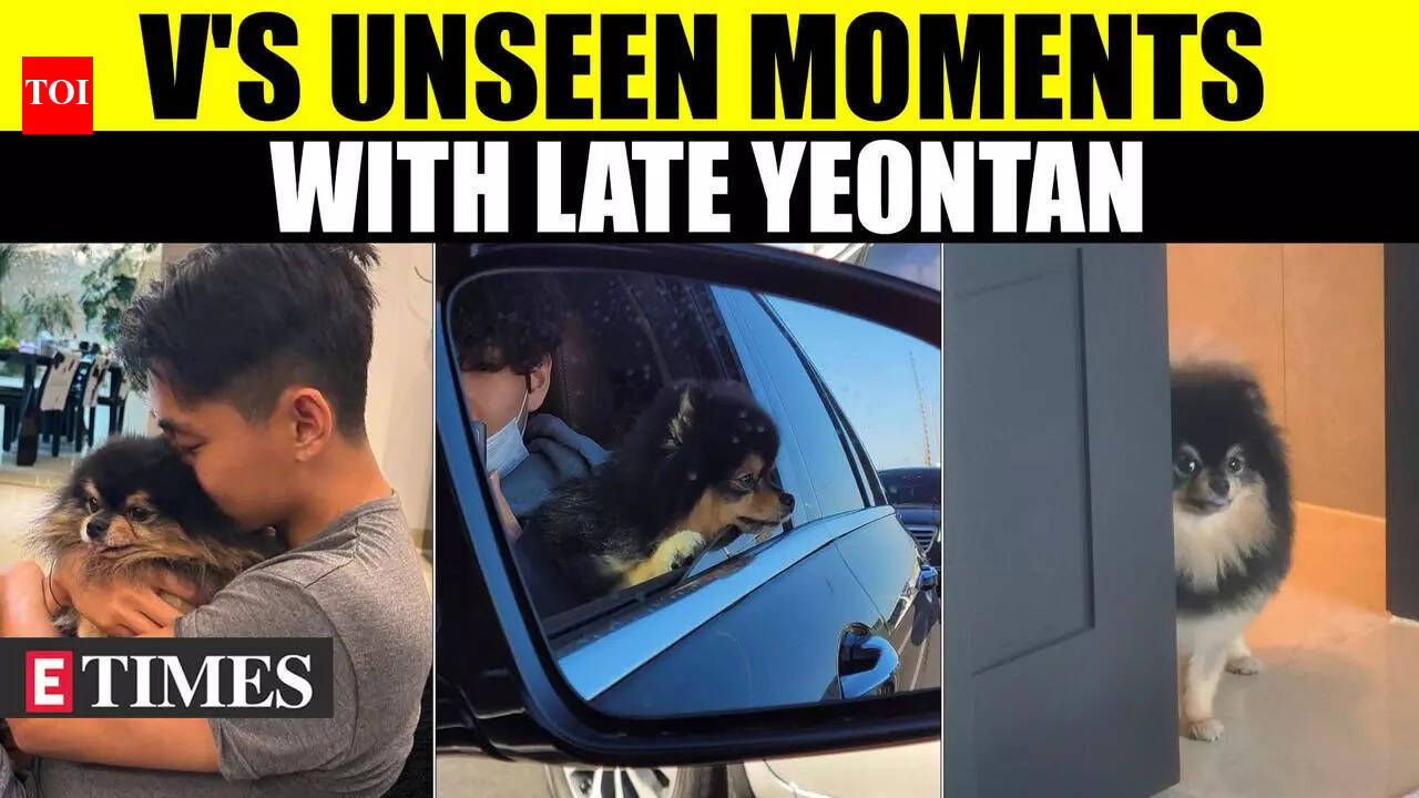 BTS Member V's Love For Late Pet Dog Yeontan In Videos & Pics Through ...