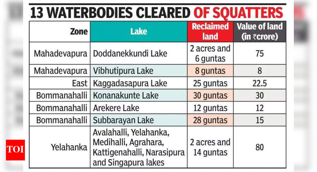 Bengaluru's Lakes Declared Encroachment-Free: 13 Reclaimed and Steps to ...