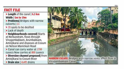 Chennai GCC to Enhance Virugambakkam Canal Flow to Prevent Flooding ...