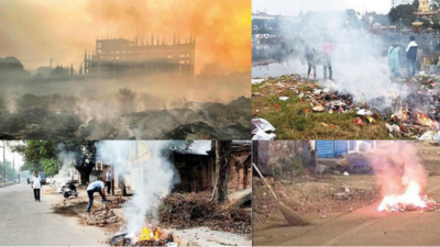 Lucknow Air Pollution: Lucknow gasps for breath as ban on burning of ...