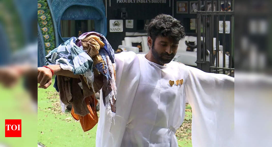 Bigg Boss Tamil 8: Sanchana and Raanav tear Sathya's expensive clothes ...