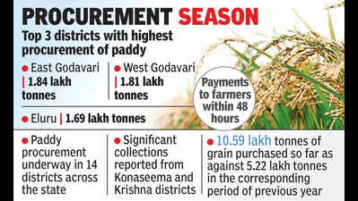 CM Naidu Promises Hassle-Free Paddy Procurement for Farmers in Andhra Pradesh | Vijayawada News ...