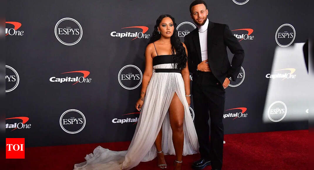 Ayesha Curry and Mychal Wiggins, partners of Steph Curry and Andrew ... Ayesha Curry and Mychal Wiggins, partners of Steph Curry and Andrew ...