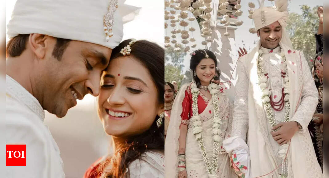 Aarohi Patel and Tatsat Munshi tie the knot in Udaipur, share pictures with the tag "प्यार ...
