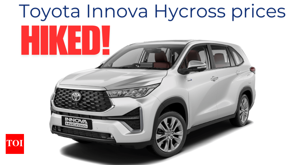 Toyota Innova Hycross gets more expensive: Here’s how much it costs now ...