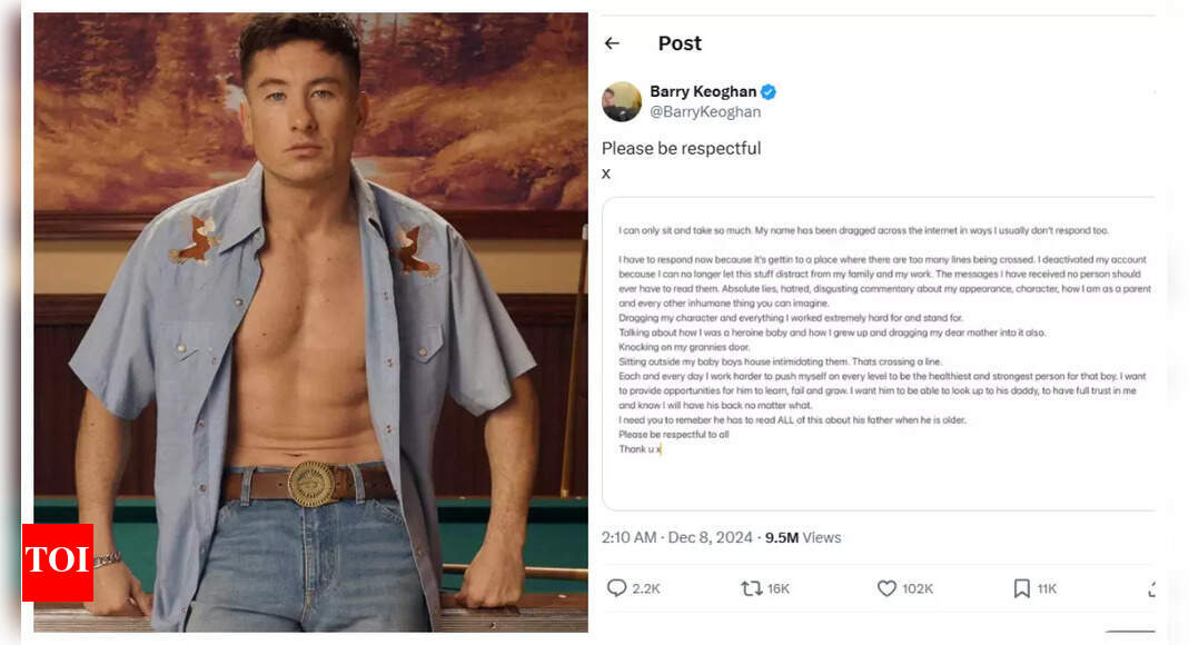 Barry Keoghan reveals why he DELETED Instagram handle amidst online ...