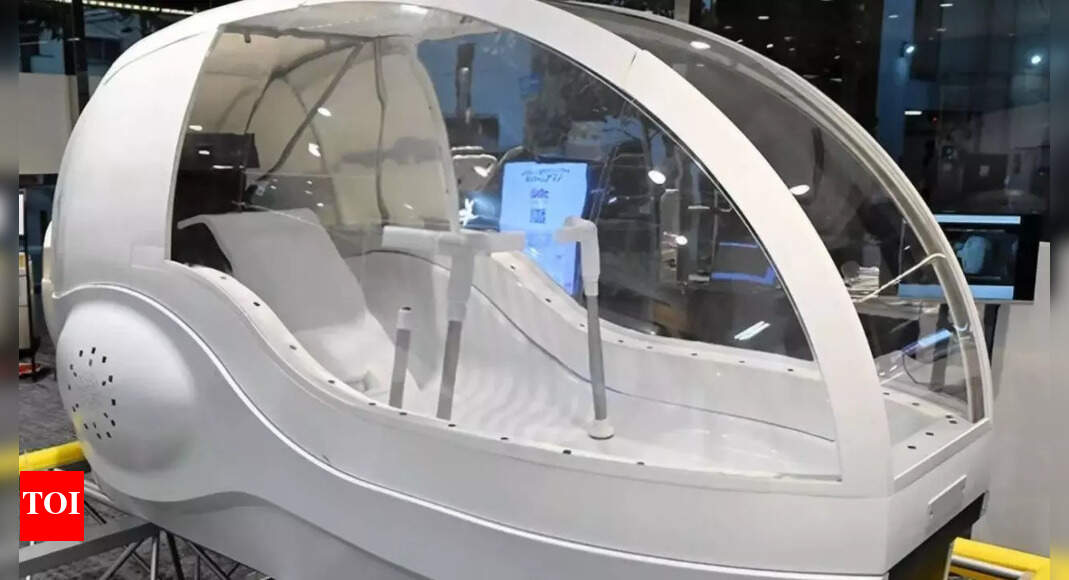 Futuristic Japanese human washing machine uses AI to clean and dry you ...