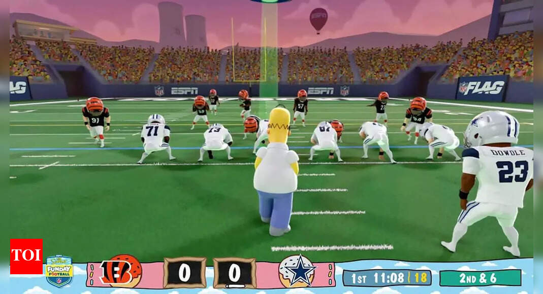 NFL's Simpsons crossover on Monday Night Football sparked mixed ...