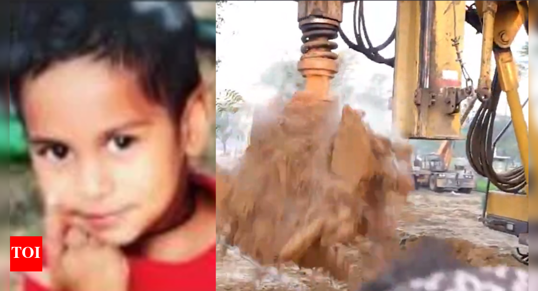 5-year-old stuck in Rajasthan borewell, rescue op enters Day 3 | Jaipur News - Times of India