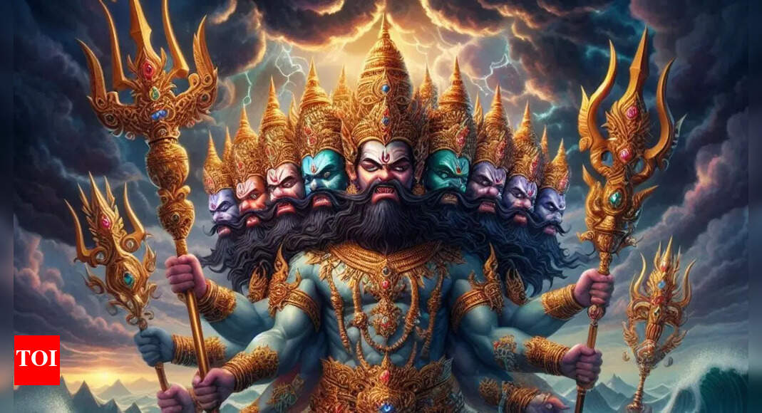 The enigma of Ravana: What his ten heads represent - Times of India