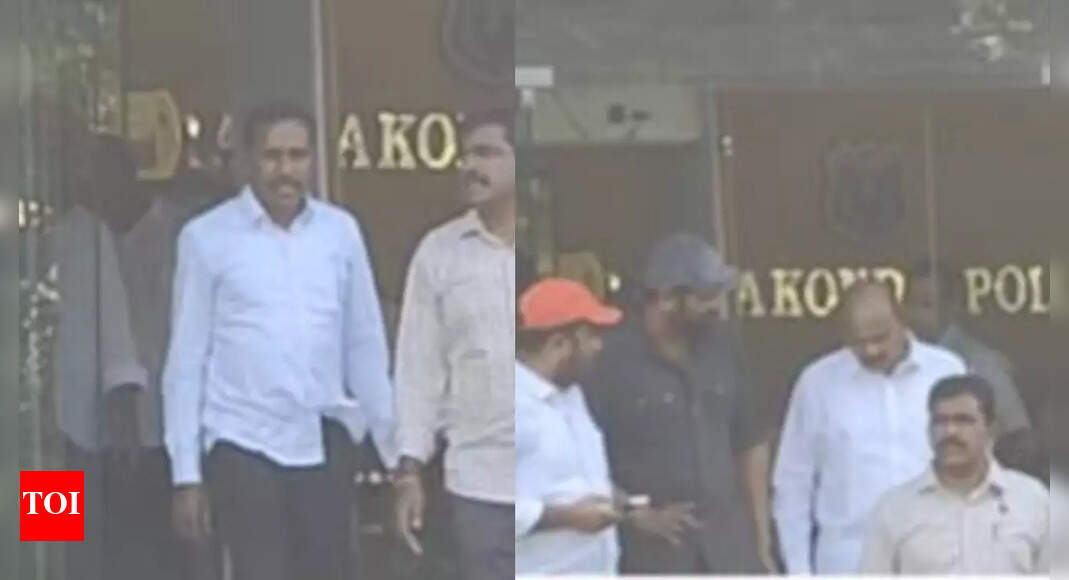 Manchu Manoj visits Rachakonda Police Station amidst the ongoing ...