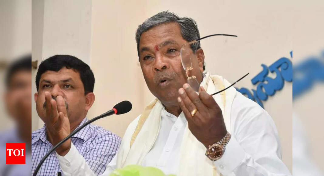 No fund crunch for development despite guarantees: CM | Bengaluru News ...