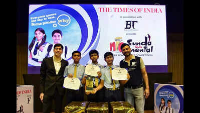 Arise International boys clinch Times NIE fundamental quiz | Pune News ...