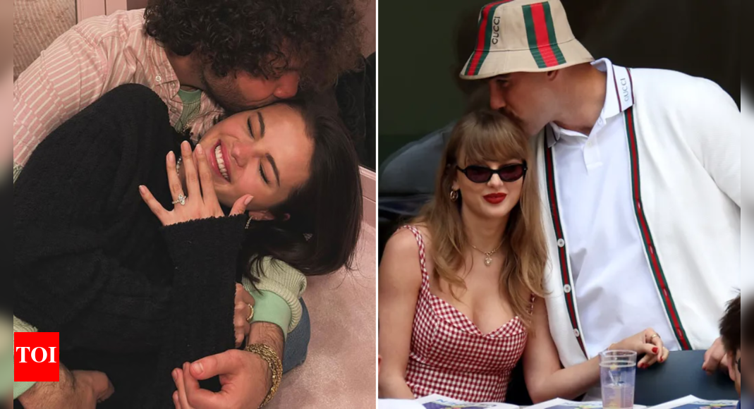 Will NFL Star Travis Kelce JOIN Taylor Swift at Selena Gomez and Benny Blanco's Wedding? | NFL ...