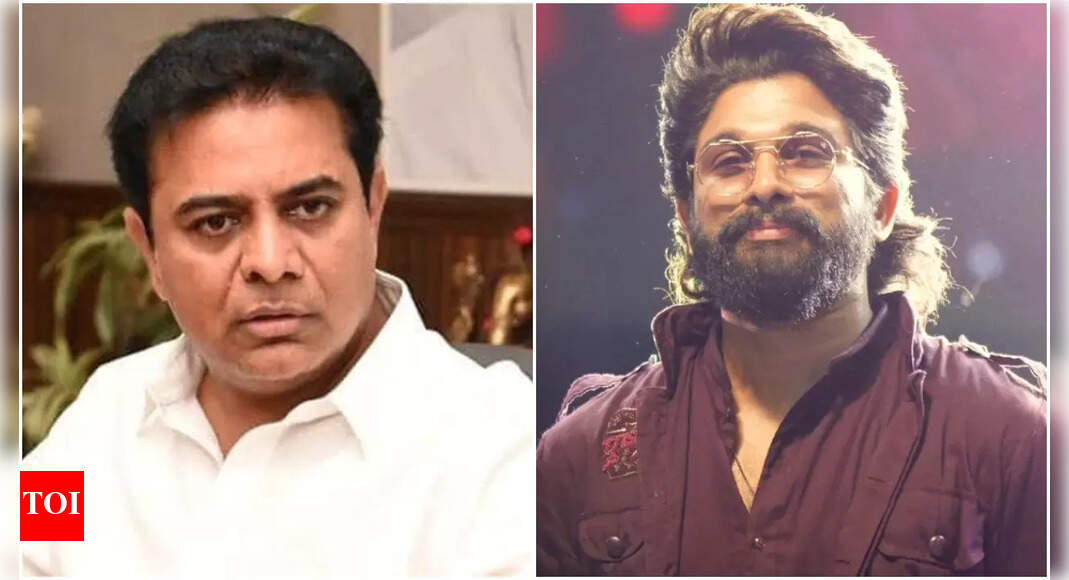 KTR defends Allu Arjun, demands arrest of CM Reddy in Hyderabad stampede case | Hindi Movie News ...