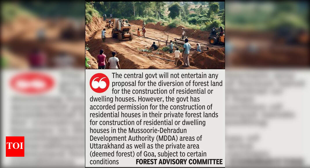 MoEFCC panel says ‘no’ to housing projects on pvt forest lands | Nagpur ...