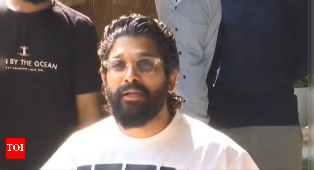 Allu Arjun addresses stampede tragedy post-bail: "Truly unfortunate ...