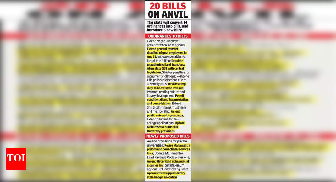 State legislature to consider 20 bills, discuss Guv address ...