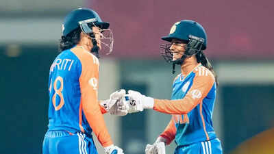 Smriti Mandhana, Jemimah Rodrigues headline big T20I win over West Indies | Cricket News - Times ...