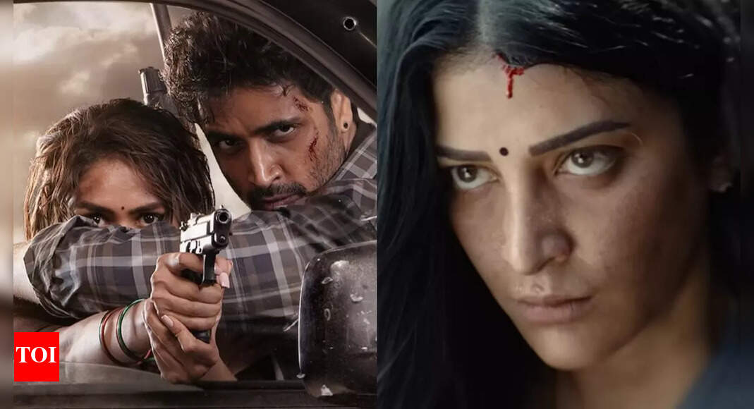 Mrunal Thakur replaces Shruti Haasan in the new poster of Adivi Sesh ...