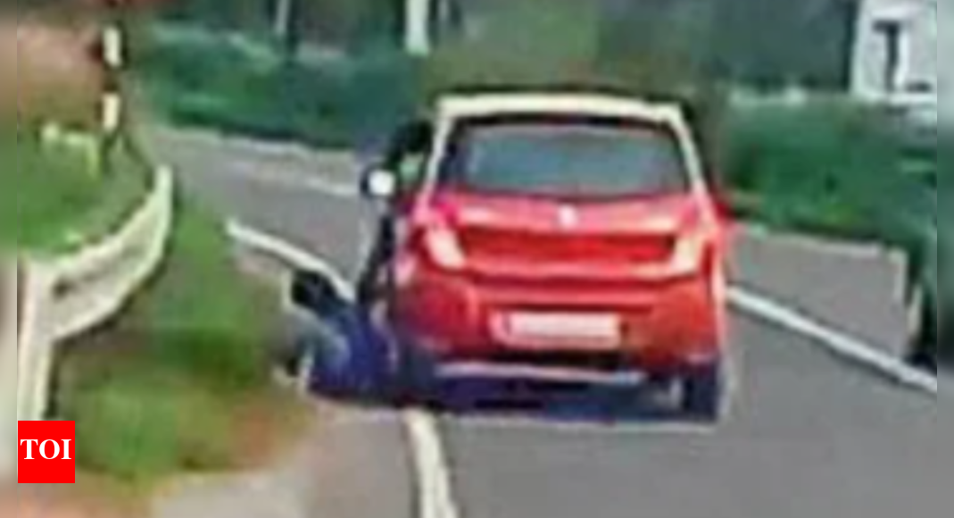 Tribal Man Dragging Case: Video shows tribal man being dragged by car on Wayanad highway | Kochi ...