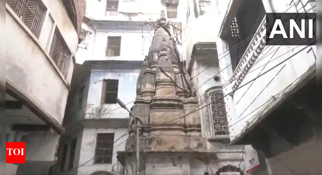 Watch: Locked temple-like structure found in Varanasi; police deployed ...