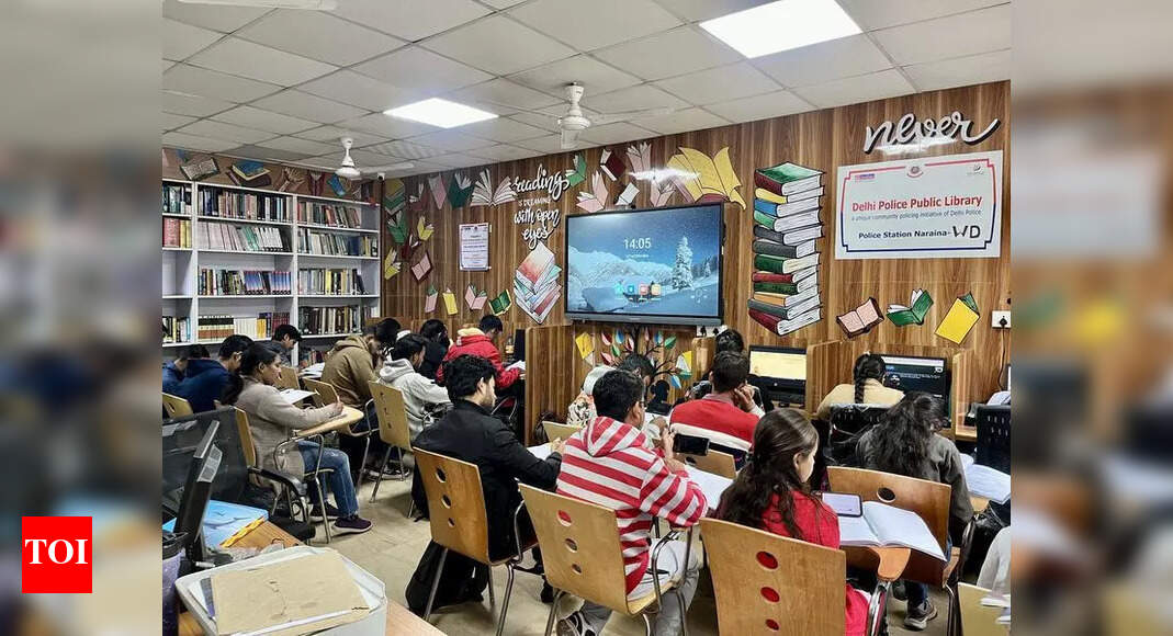 Booked! This library at police station is driving careers | Delhi News ...