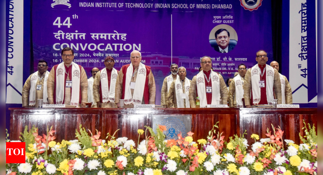 Jharkhand: IIT-ISM Dhanbad celebrates 44th convocation with 865 ...