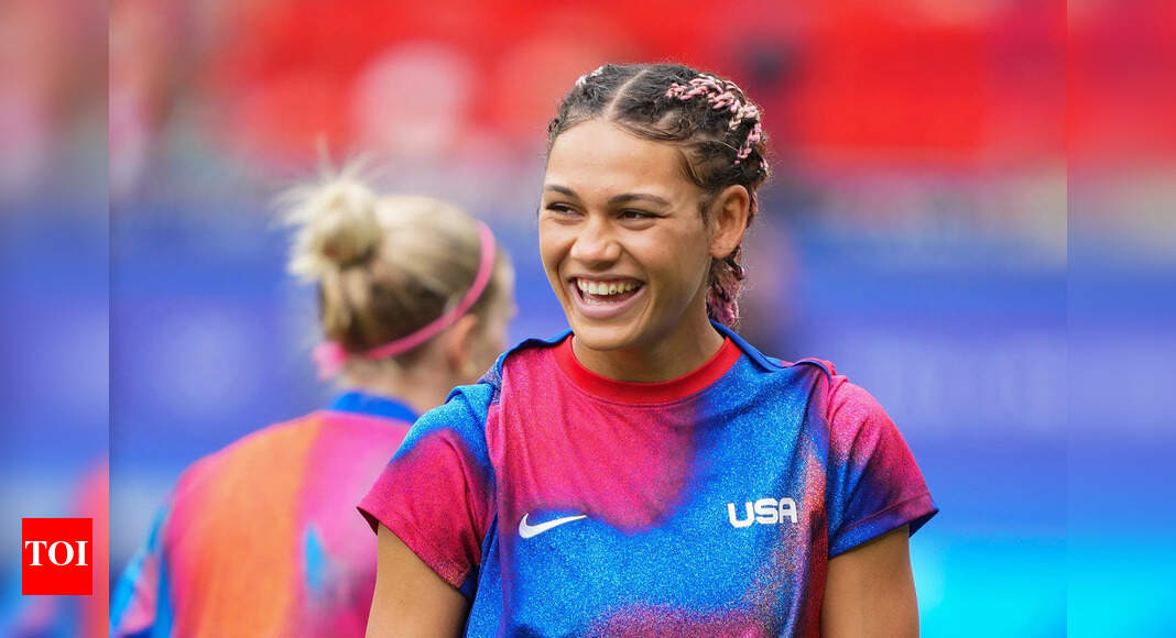 Trinity Rodman, daughter of NBA legend Dennis Rodman, brought to tears ...