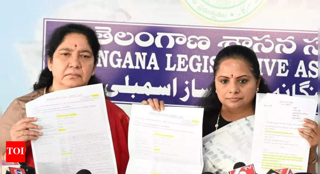 BRS moves privilege motion against govt on Musi DPR issue | Hyderabad News - Times of India