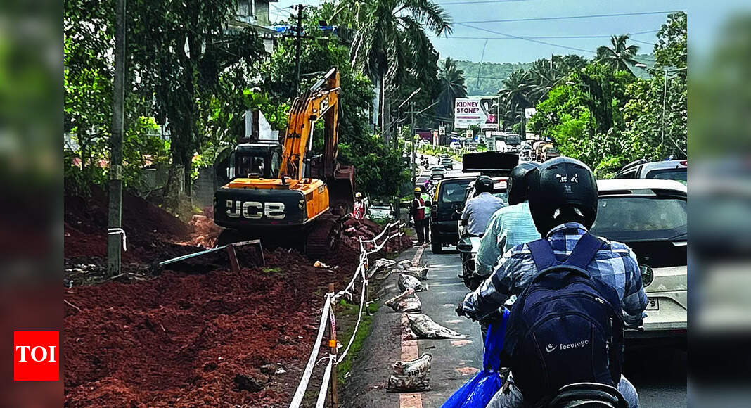Centre inspects two road projects | Goa News - Times of India