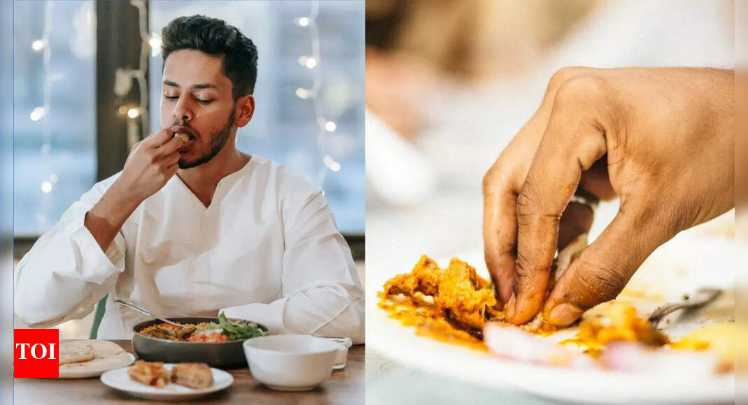How eating with your hands helps in digestion - Times of India