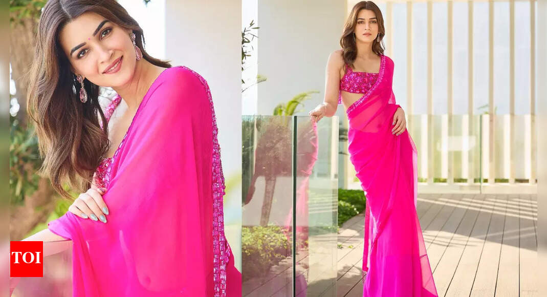 Kriti Sanon sets the tone right for wedding fashion with her Manish ...