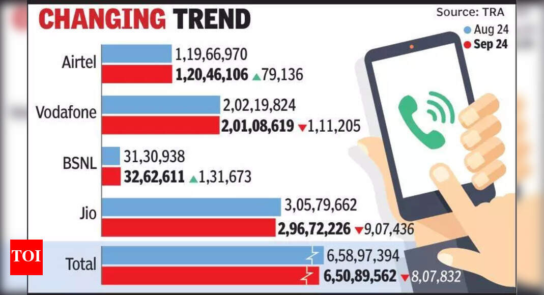 Gujarat loses 8L telecom subscribers in Sep as tariff hike clouds ...