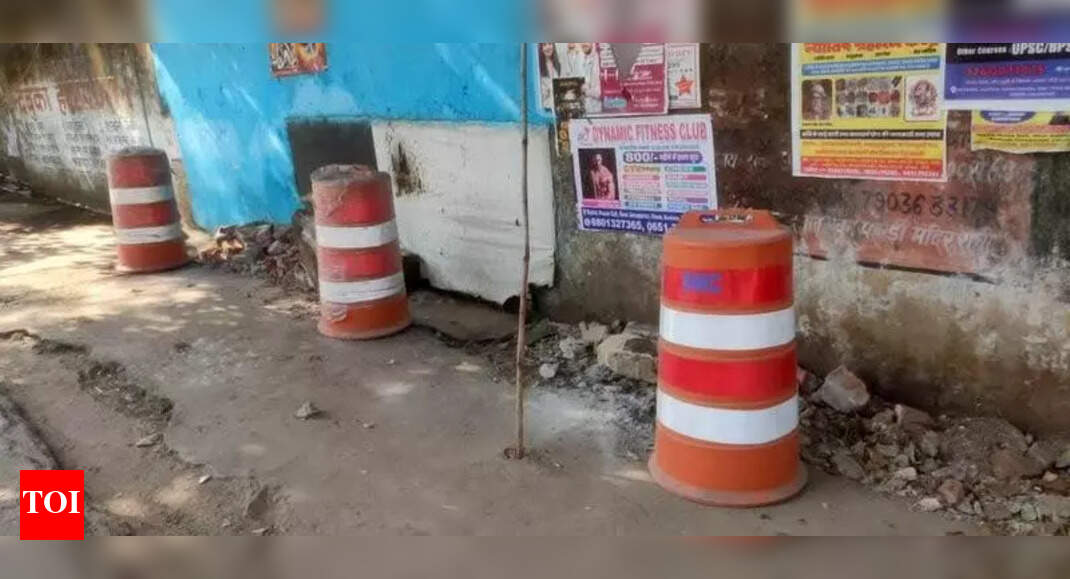 In new initiative, temporary bollards installed in no-vending zones to ...