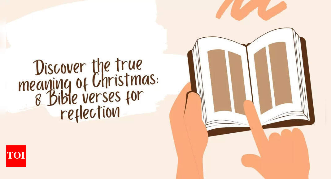 Discover the true meaning of Christmas: 8 Bible verses for reflection ...