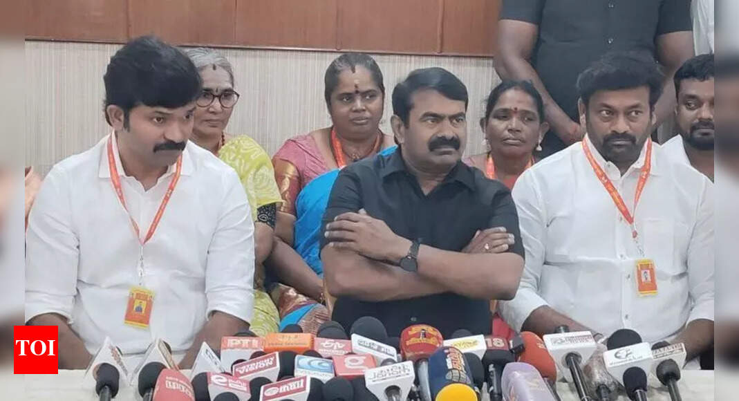 Seeman questions efficiency of checkposts | Trichy News - Times of India