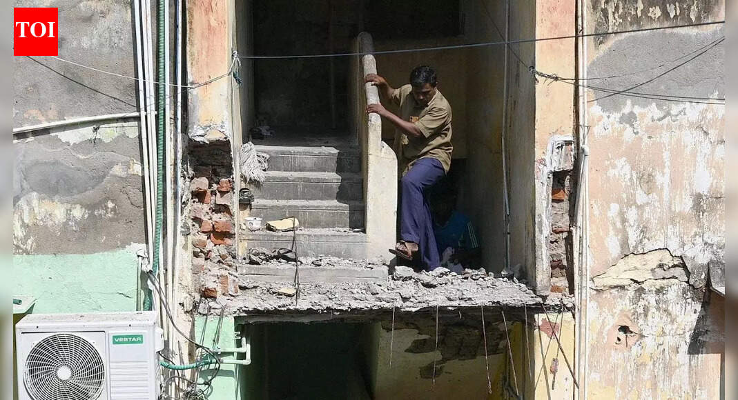 Balcony Collapse Injures Man in Chennai's UHDB: Second Incident in 2 ...