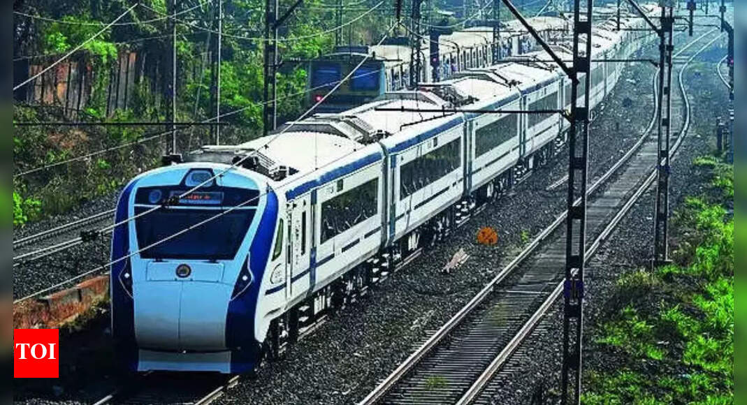 Goa-bound Vande Bharat takes 22km detour, 11km in reverse | Mumbai News - Times of India